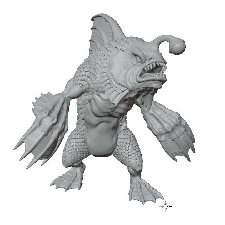 3D Printable Anglax by Privateer Press
