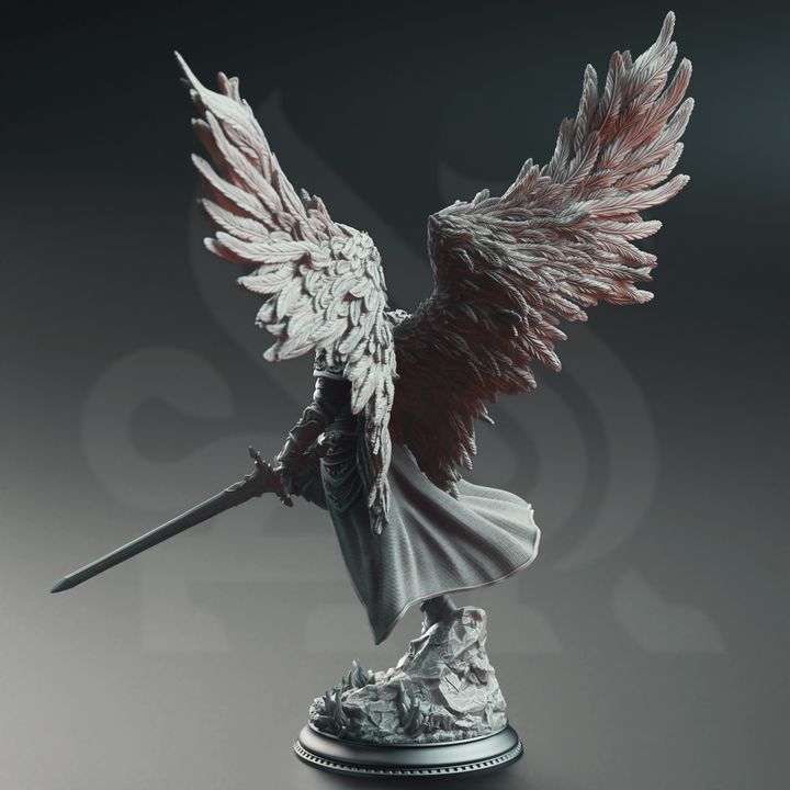 3D Printable Ascended Commander Knight - Lydia the Merciless by DM Stash
