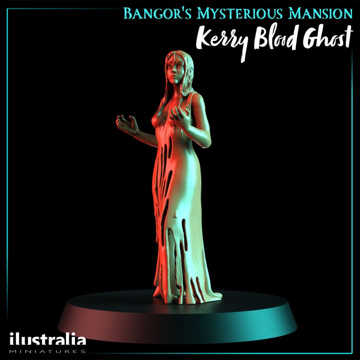 3D Printable Kerry’s Blood Ghost by ilustralia miniatures