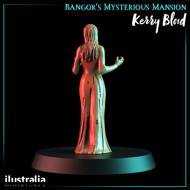 3D Printable Kerry Blood by ilustralia miniatures