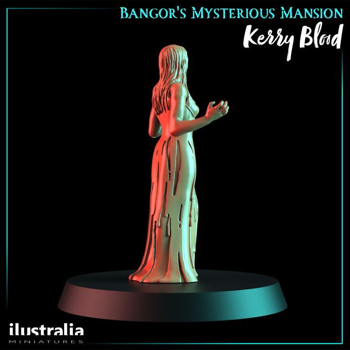 3D Printable Kerry Blood by ilustralia miniatures