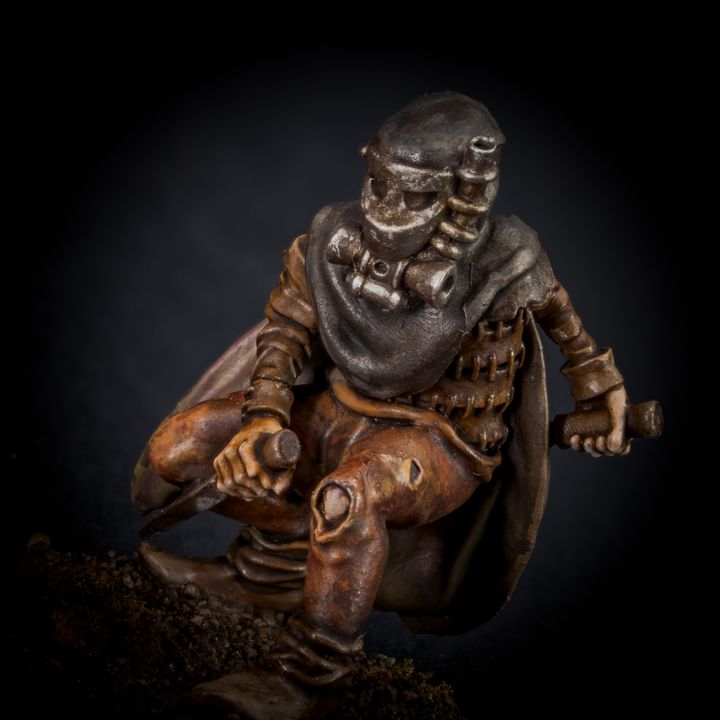 3D Printable 1490 Doom Assassin by Knucklebones Miniatures