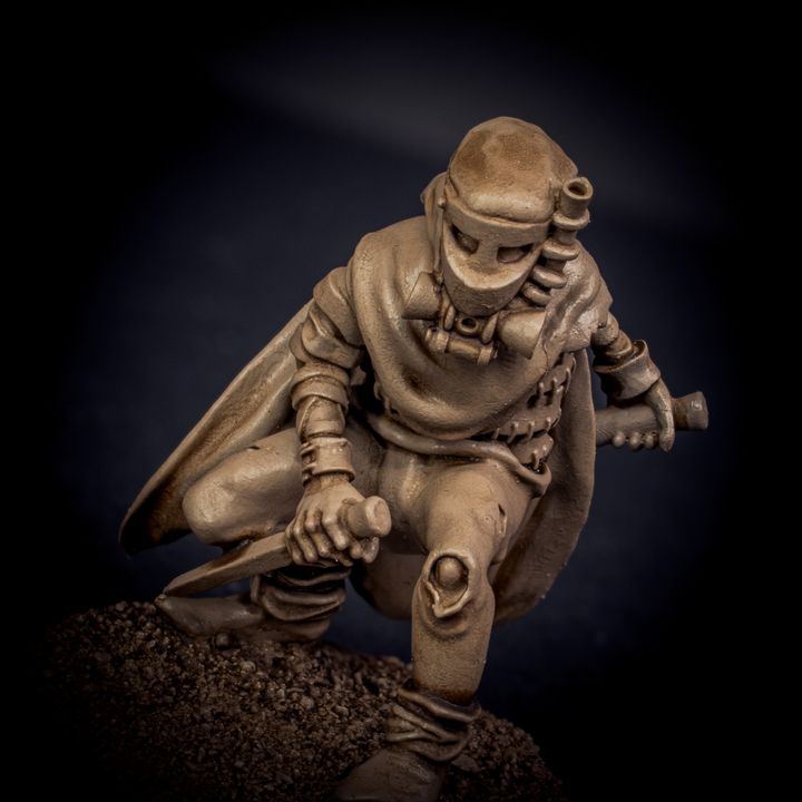 3D Printable 1490 Doom Assassin by Knucklebones Miniatures