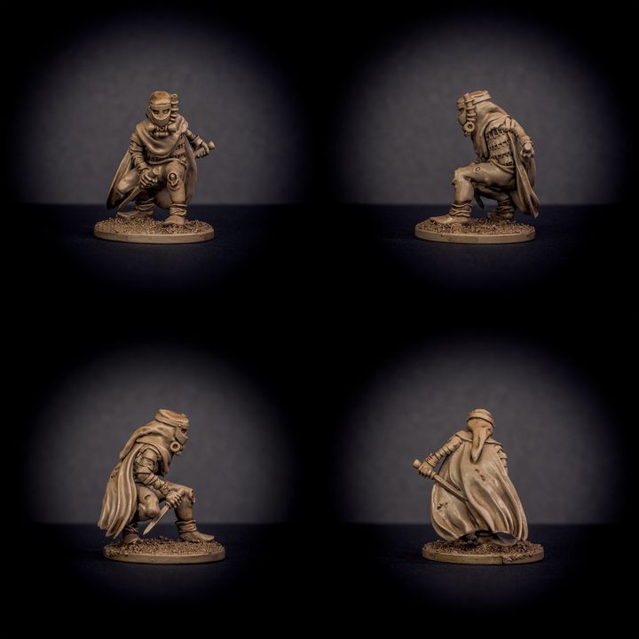 3D Printable 1490 Doom Assassin by Knucklebones Miniatures