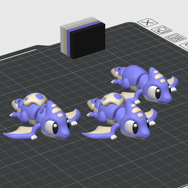 3D Printable Flexi Pterodactyl Print-in-place by 3DGOB