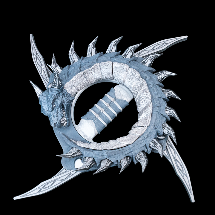 3D Printable Dragon's Fury Chakram by Stlflix