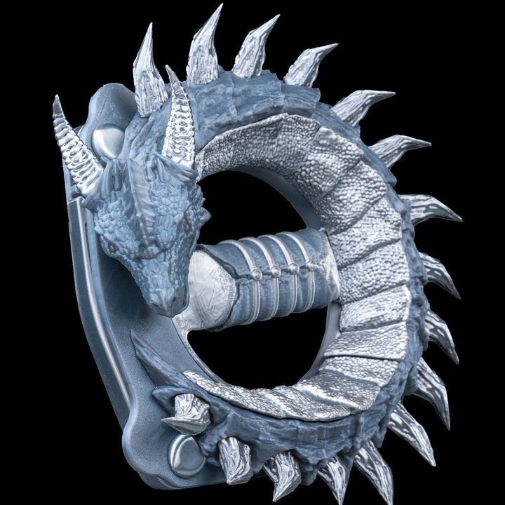 3D Printable Dragon's Fury Chakram by Stlflix