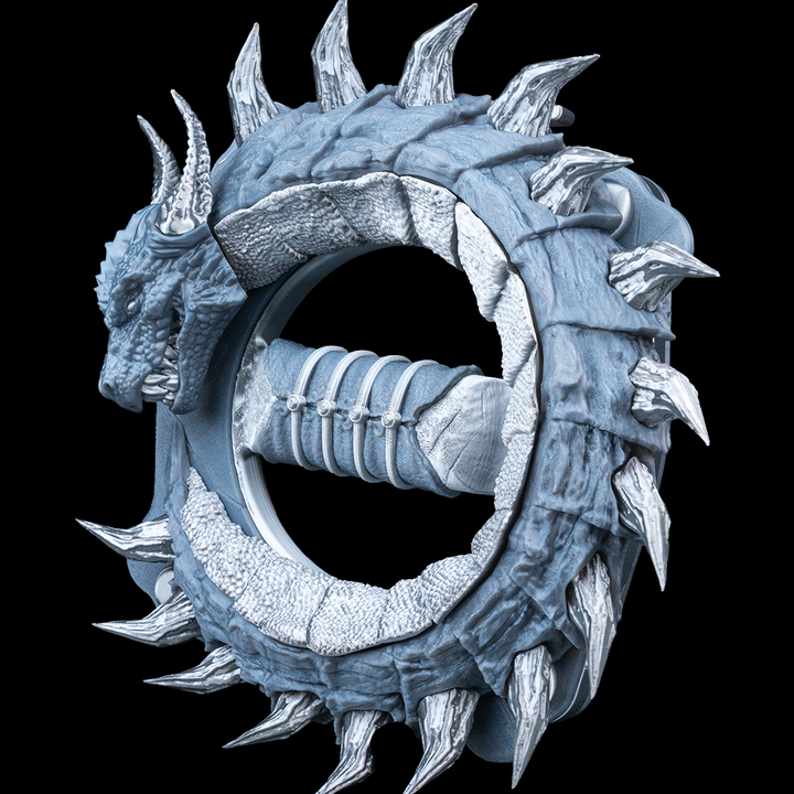 3D Printable Dragon's Fury Chakram by Stlflix