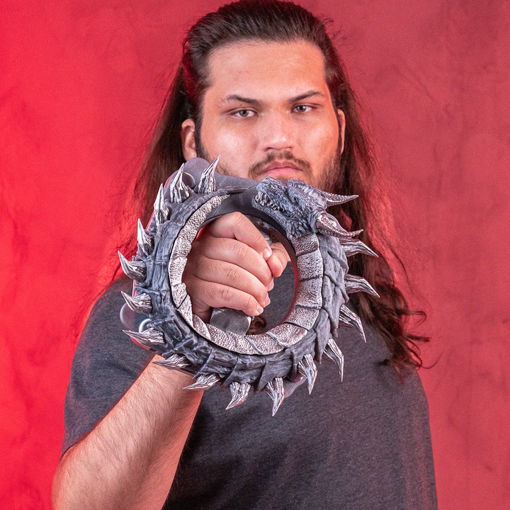 3D Printable Dragon's Fury Chakram by Stlflix