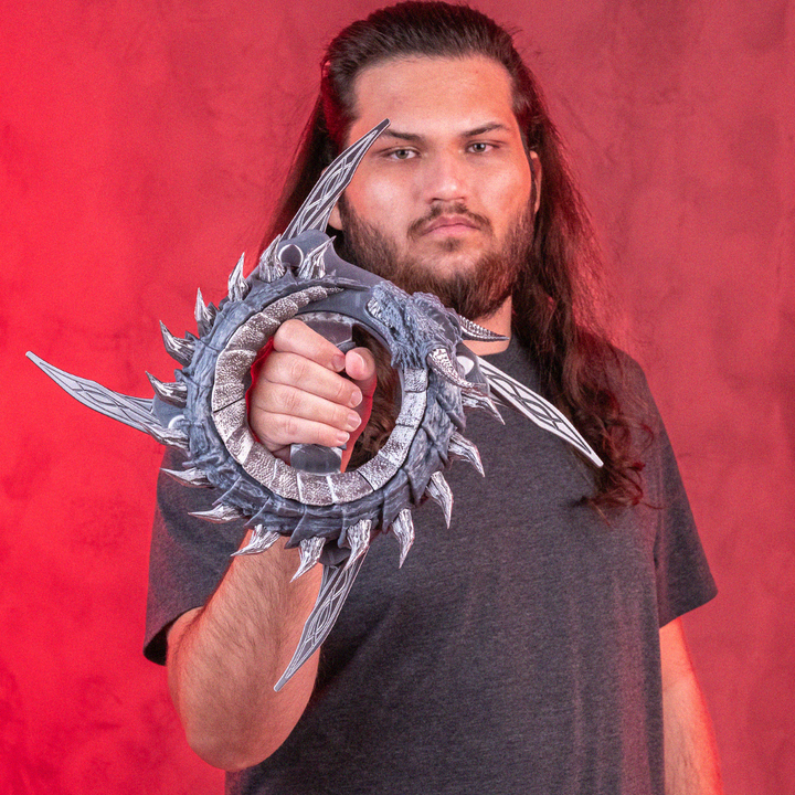 3D Printable Dragon's Fury Chakram by Stlflix