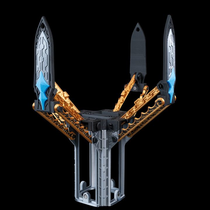 3D Printable Auric Talon Gauntlet by Stlflix