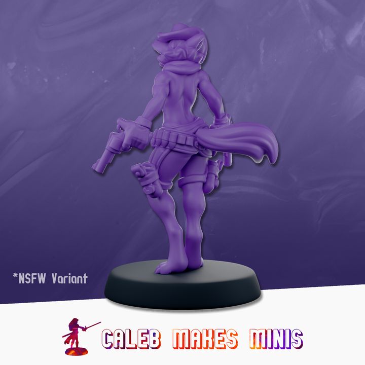 3D Printable (NSFW) "Rosasharn" the Ranger - Pinup [PRE-SUPPORTED] | Catfolk Series by Caleb ...