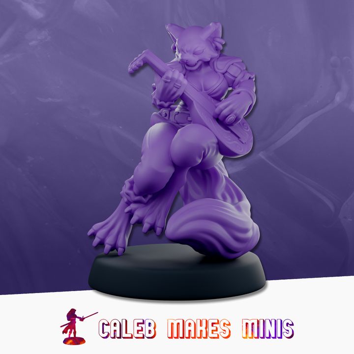 3D Printable (NSFW) Catfolk - Collection B [PRE-SUPPORTED] | Catfolk Series by Caleb Makes Minis