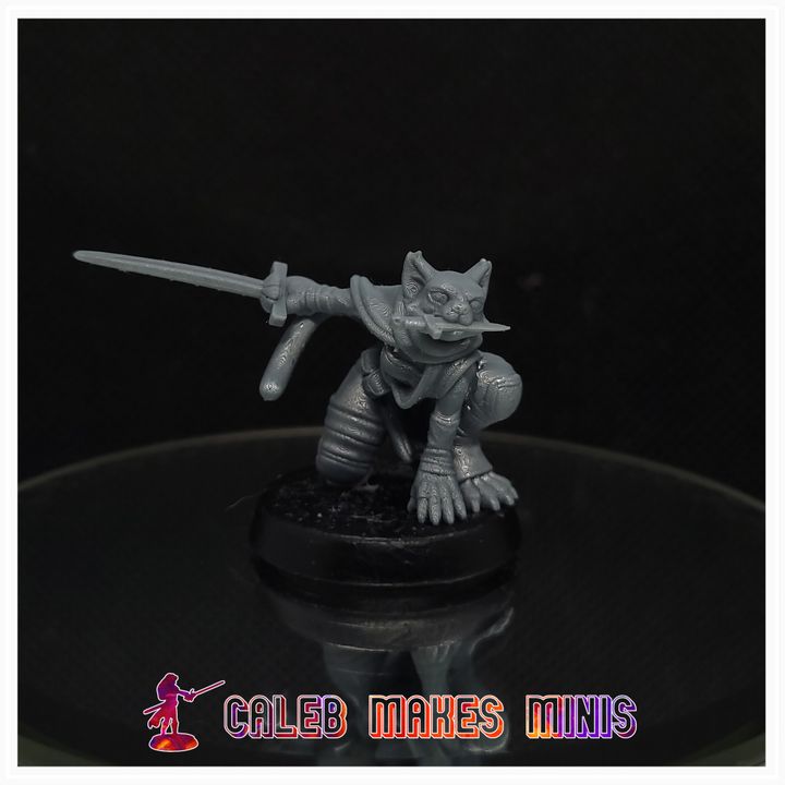 3D Printable (NSFW) Catfolk - Collection B [PRE-SUPPORTED] | Catfolk Series by Caleb Makes Minis