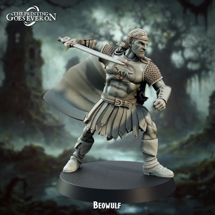 3D Printable Beowulf Story Bundle - Presupported by The Printing Goes ...