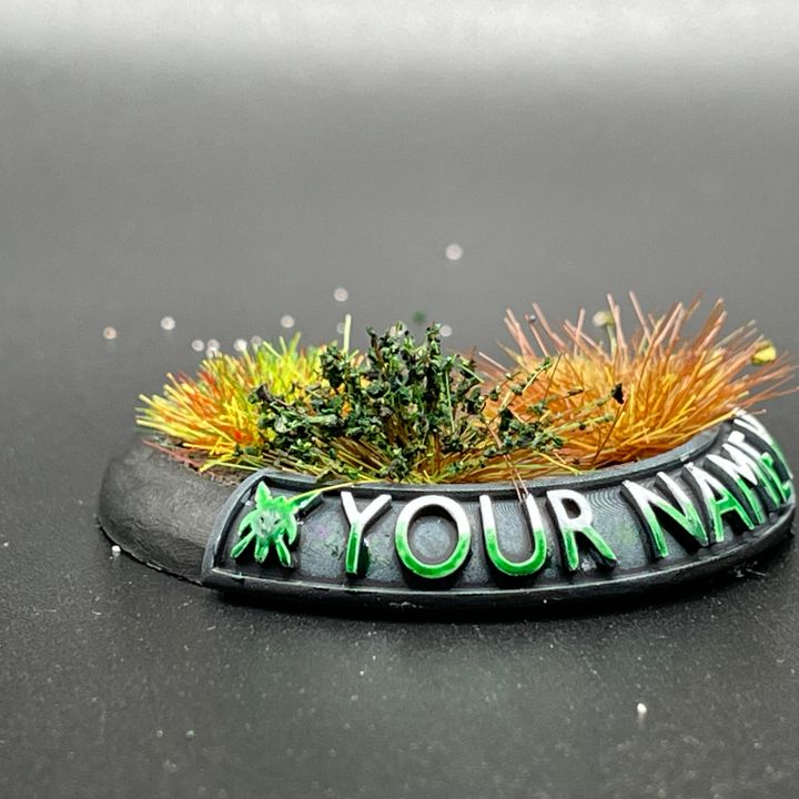 3D Printable Warmahordes Minions 180 degree arc marker and editable ...