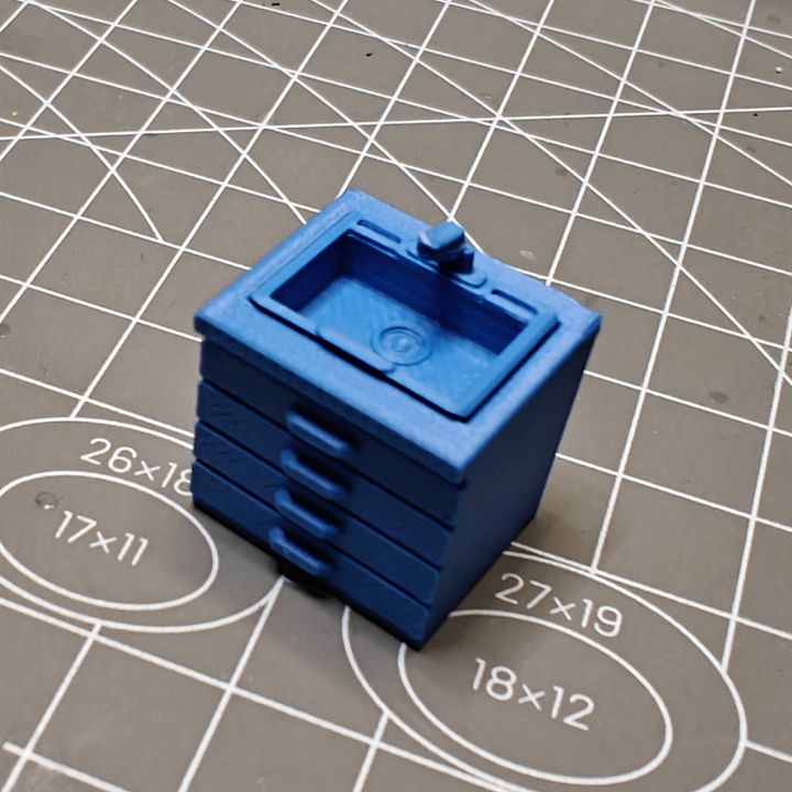 3D Printable Sims-style mini sink by Clay D