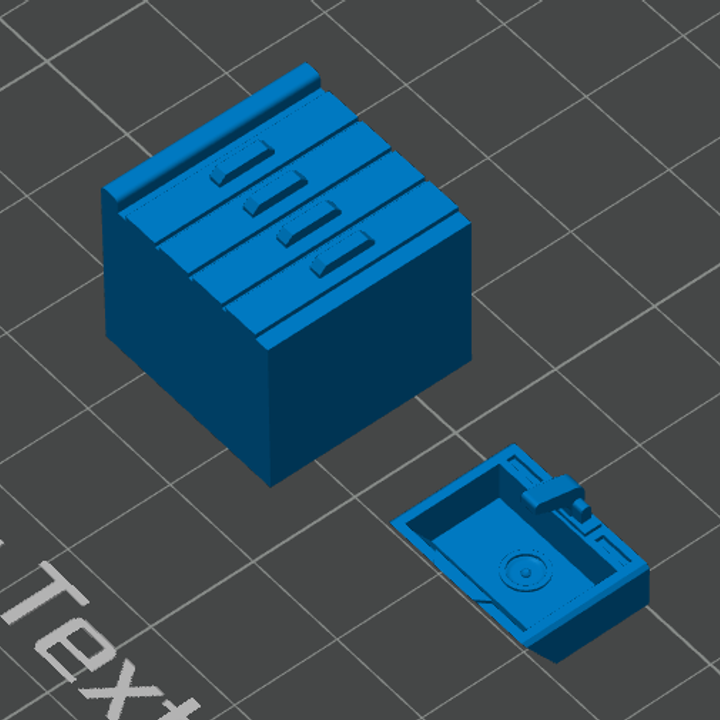 3D Printable Sims-style mini sink by Clay D
