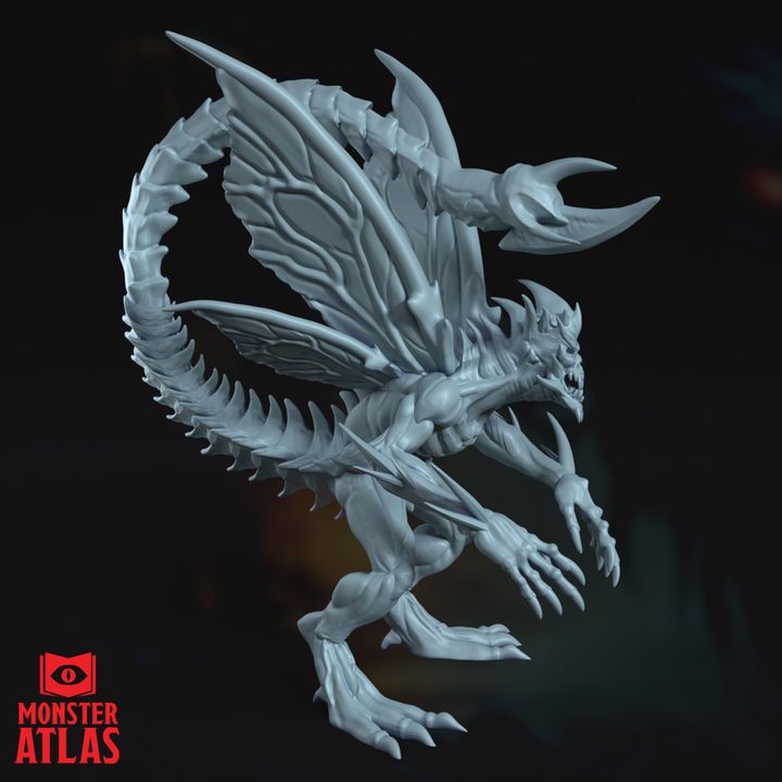 3D Printable Bone Devil by Monster Atlas