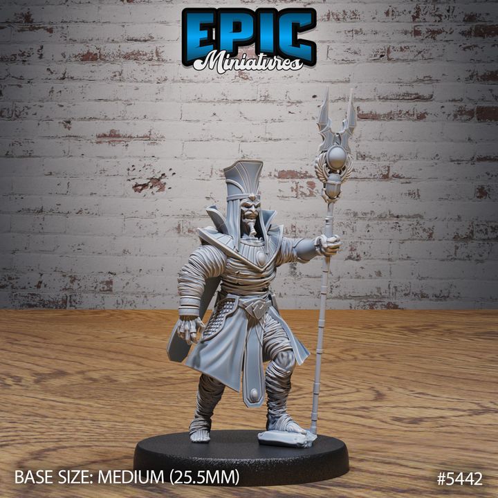 3D Printable Mummy Lord Set / Egyptian Warrior / Ancient Fighter ...