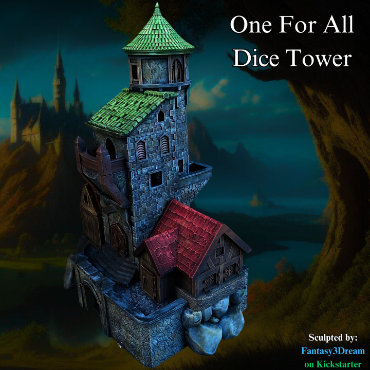 3D Printable One for All - Modular 3D Printable Dice Tower Terrain ...