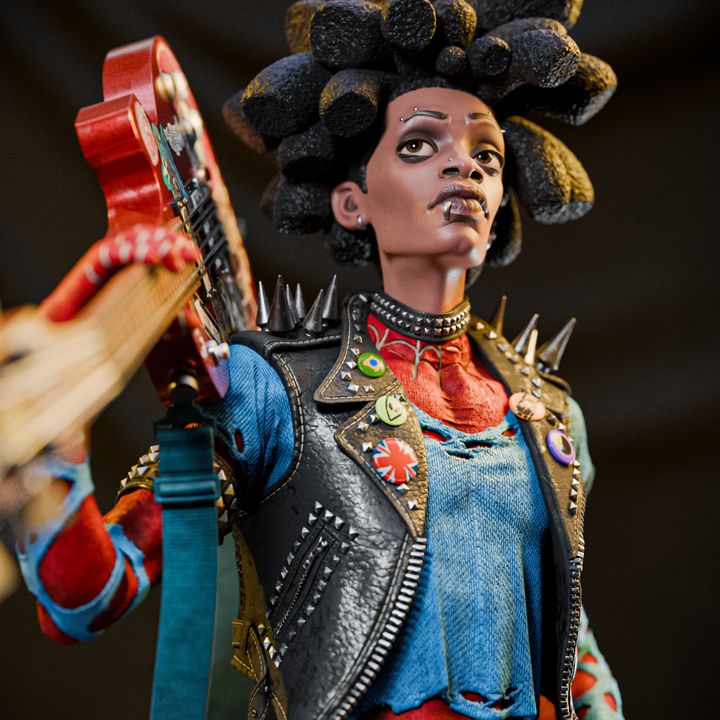 3D Printable Rebellion in the Web 3D Print by CA3D Studios