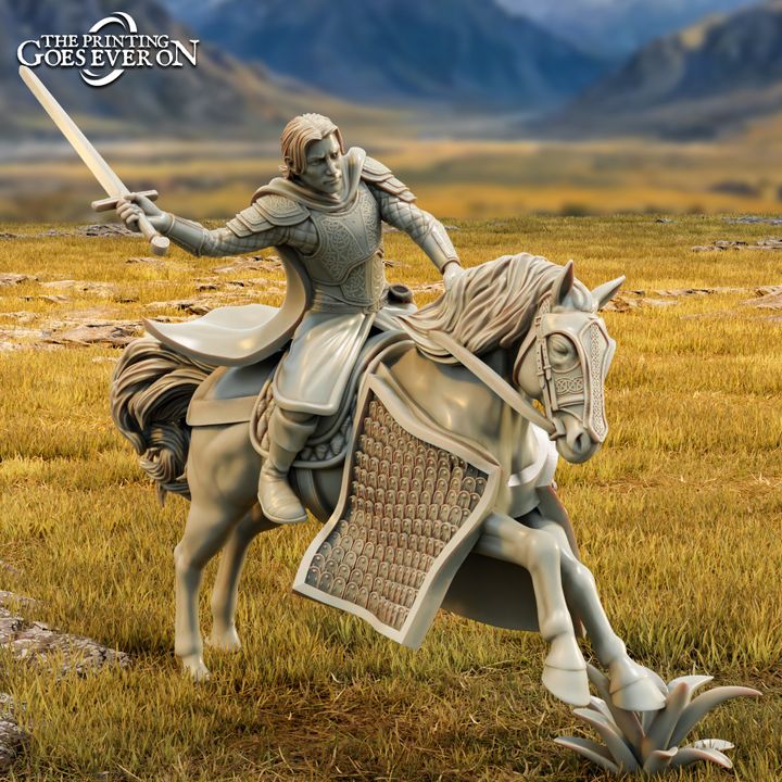 3D Printable Sentinel Harin - Mounted - Presupported by The Printing ...