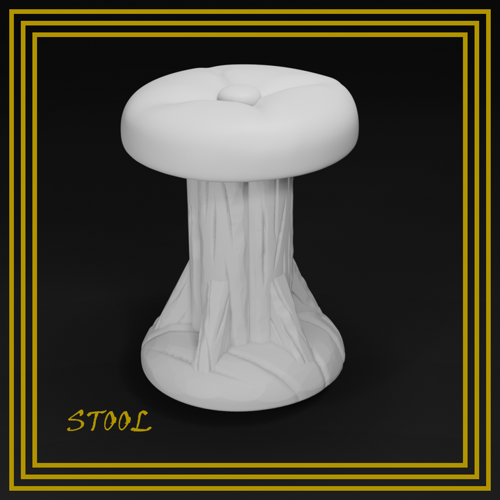 3D Printable Stool Mini by Auto Generate