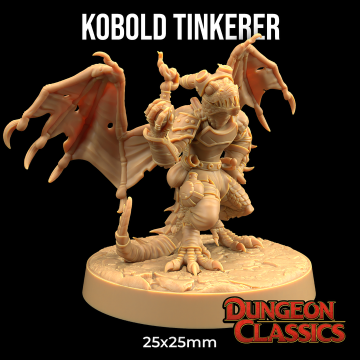 3D Printable Kobold Tinkerer | PRESUPPORTED | Dungeon Classics by ...