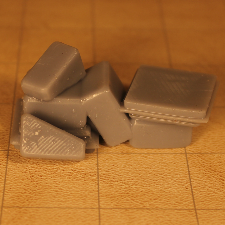 3D Printable Pillar Rubble Mini by Auto Generate