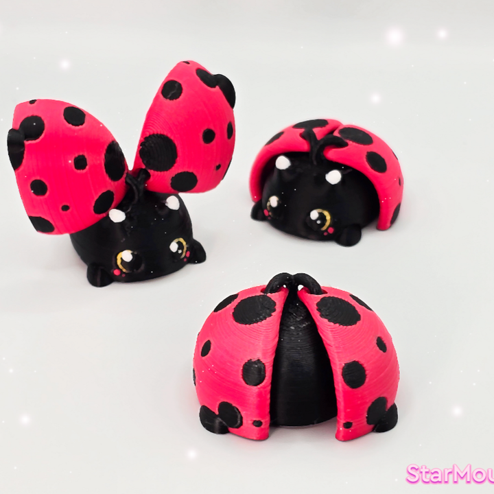 3D Printable Tiny Flexi Ladybug by StarMouse3D