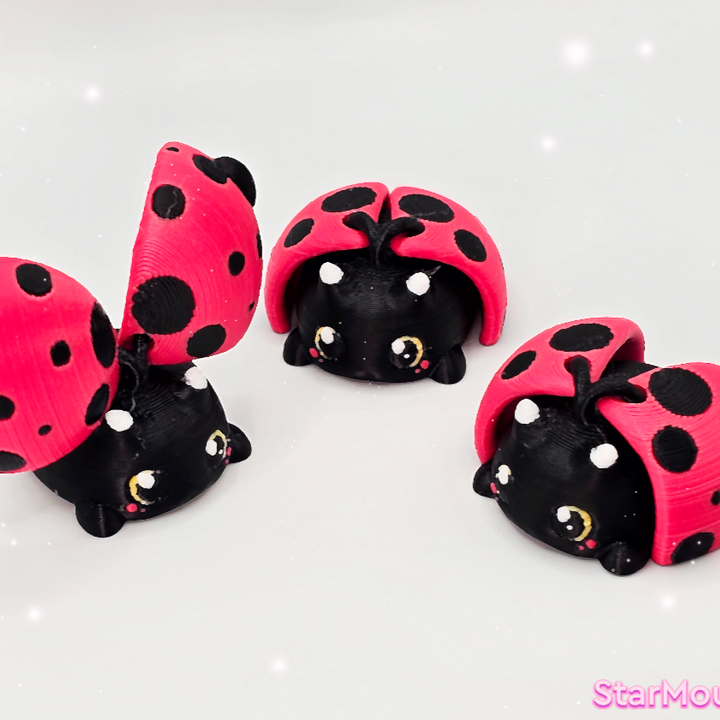 3D Printable Tiny Flexi Ladybug by StarMouse3D