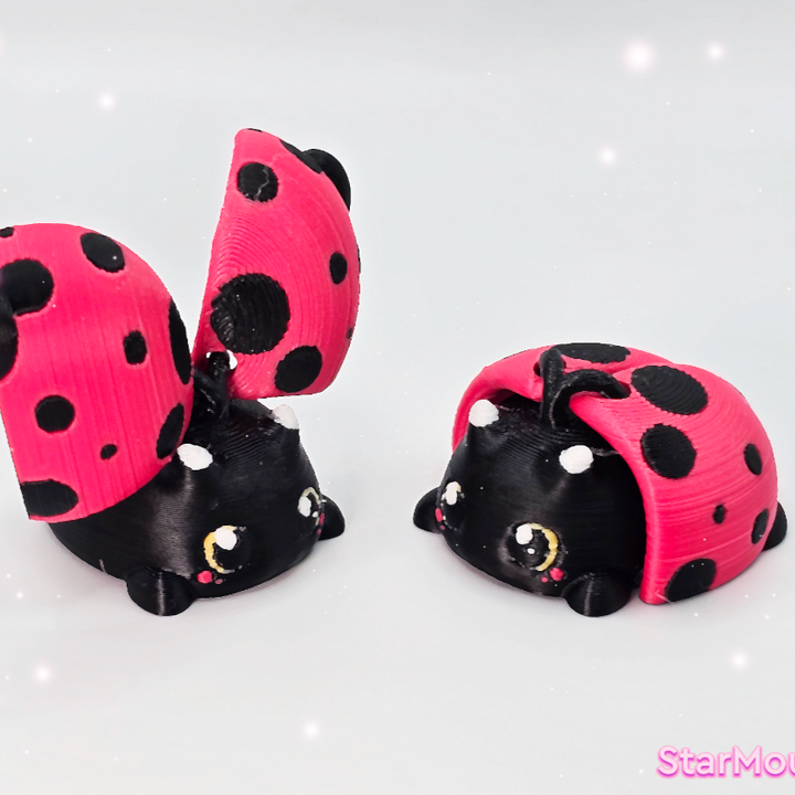 3D Printable Tiny Flexi Ladybug by StarMouse3D