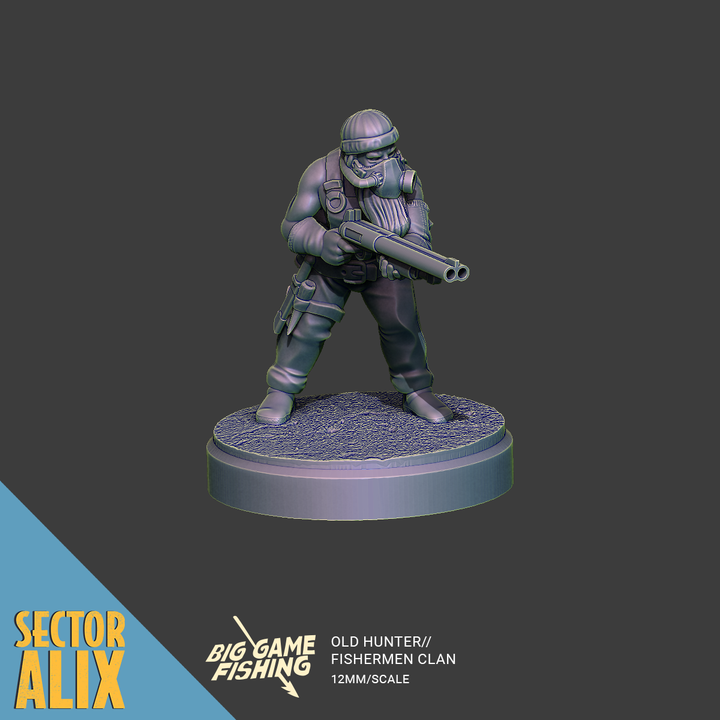 3D Printable SECTOR AL-IX Fishermen Clan units by Bishok