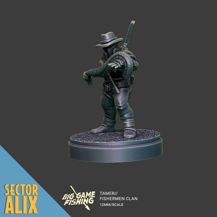 3D Printable SECTOR AL-IX Fishermen Clan units by Bishok
