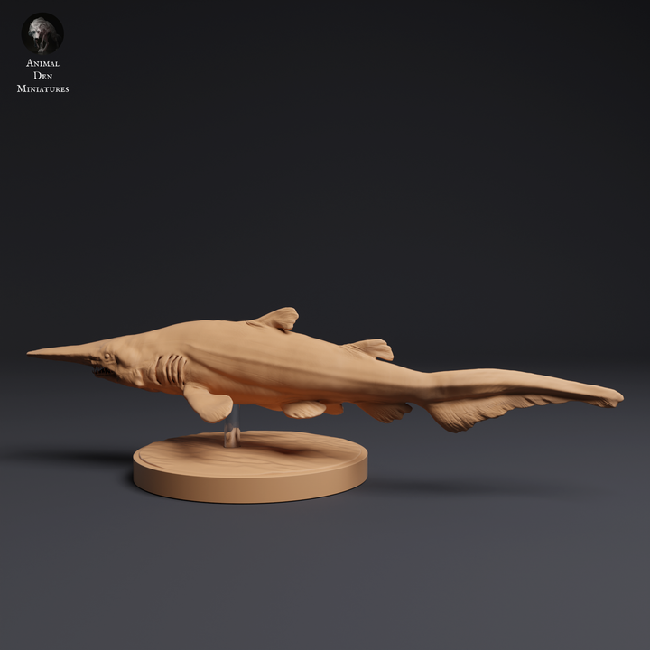 3D Printable Goblin Shark by Animal Den Miniatures
