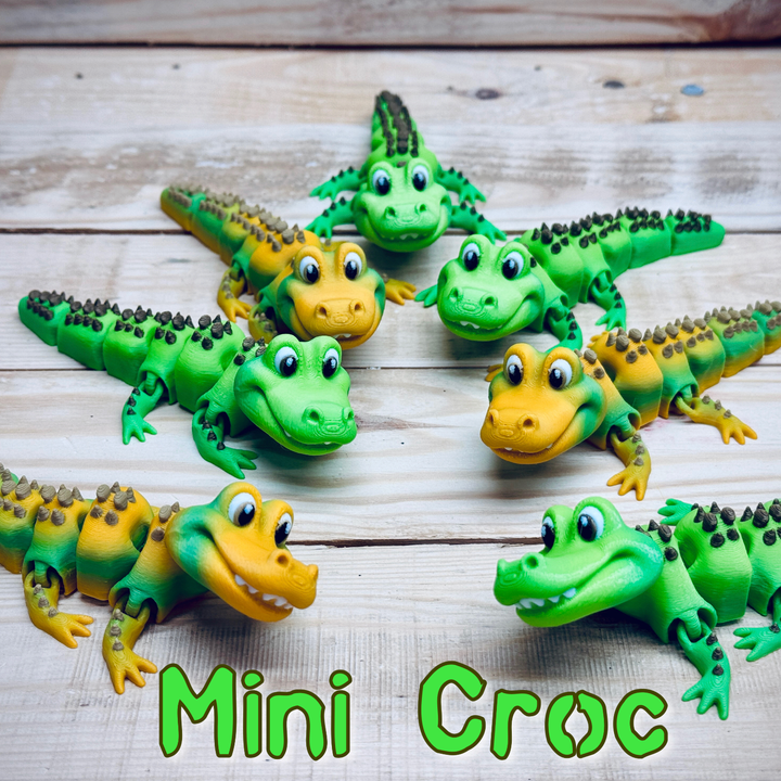 3D Printable Mini Croc by ENIQUE3D
