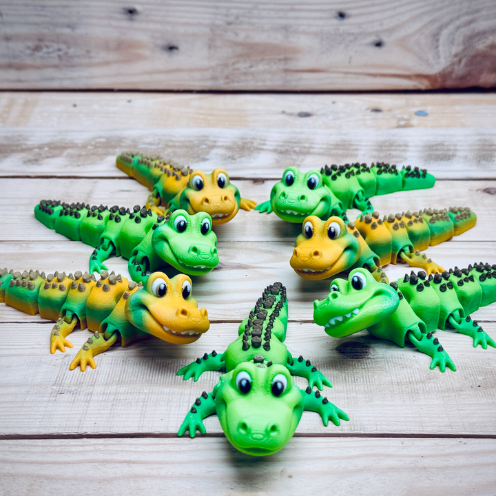 3D Printable Mini Croc by ENIQUE3D