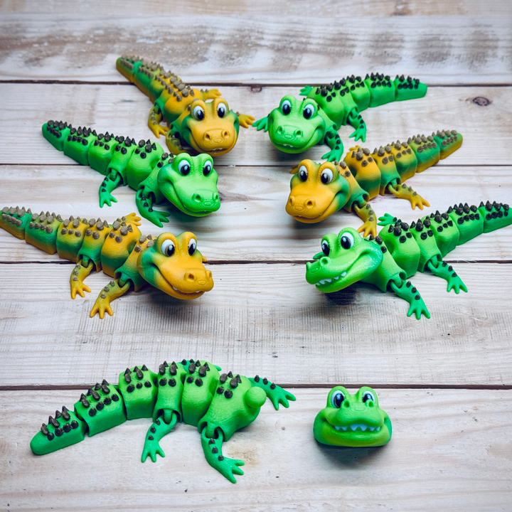 3D Printable Mini Croc by ENIQUE3D