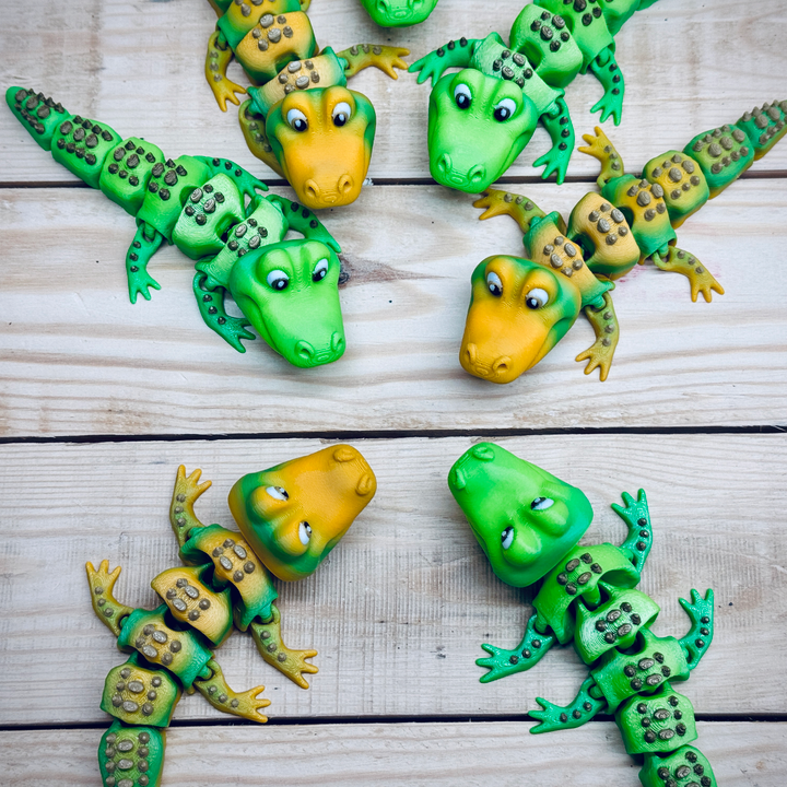 3D Printable Mini Croc by ENIQUE3D
