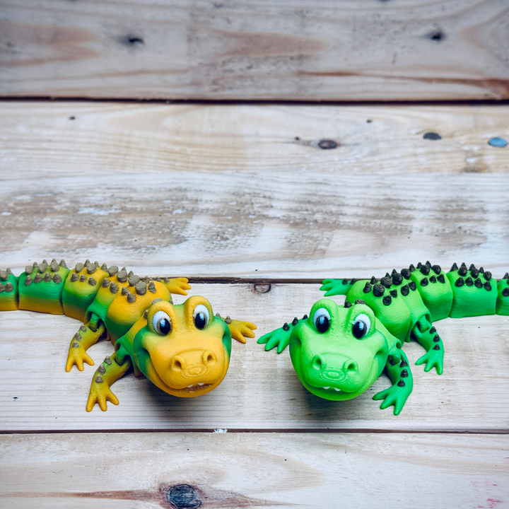 3D Printable Mini Croc by ENIQUE3D
