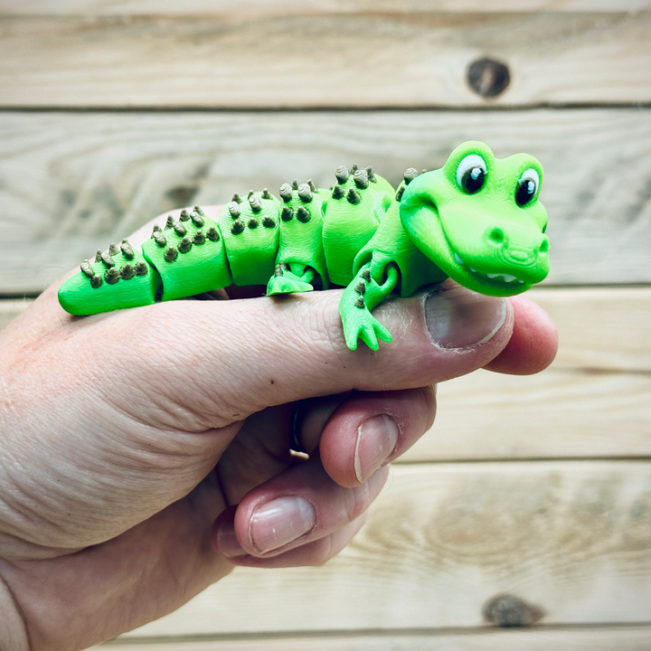 3D Printable Mini Croc by ENIQUE3D