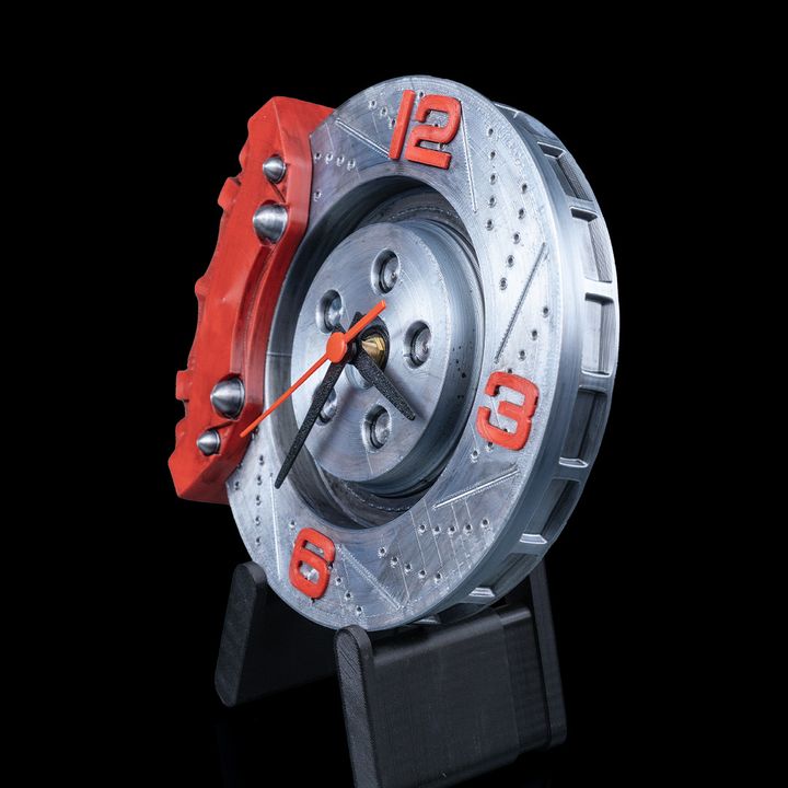 3D Printable Brake Time! Wall Clock by Stlflix