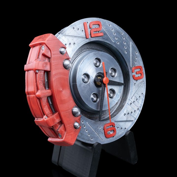 3D Printable Brake Time! Wall Clock by Stlflix
