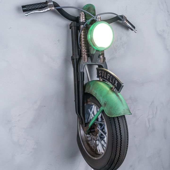 3D Printable Road Rage Wall Lamp by Stlflix