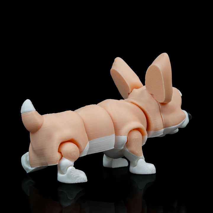 3D Printable Rufus, the Welsh Corgi by Stlflix
