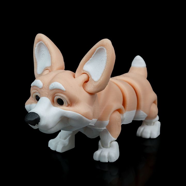3D Printable Rufus, the Welsh Corgi by Stlflix