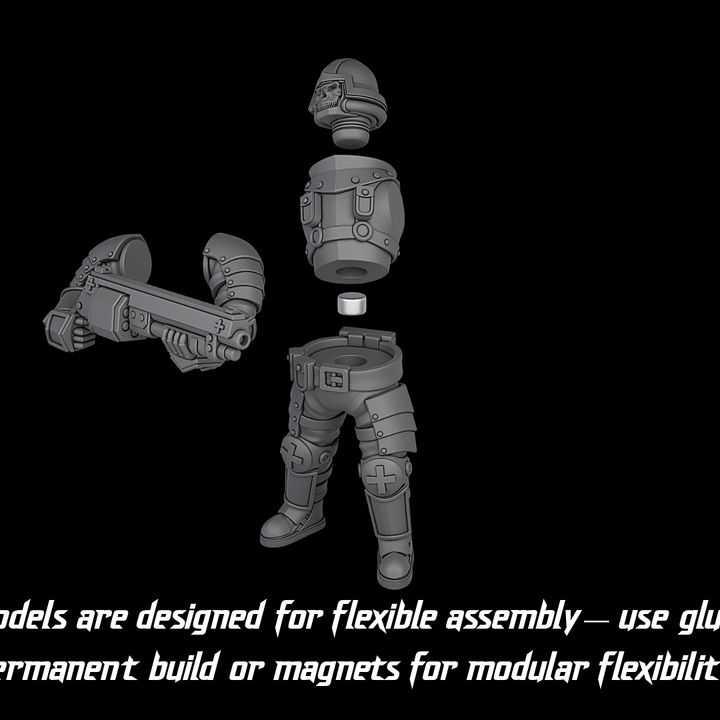 3D Printable Exalted Warden Loadout 1 by Beyond Space