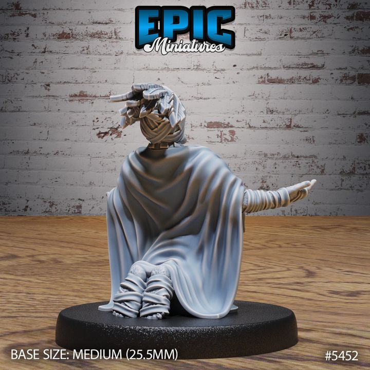 3D Printable Mummy Army Shaman / Egyptian Warrior / Ancient Fighter ...