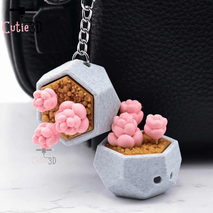 3D Printable Cutie3D The Dreamy Succulent Keycap Fidget Clicker ...